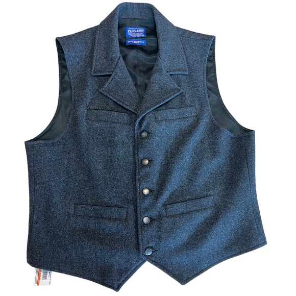 Pendleton | Jackets & Coats | Y2k Pendleton Charcoal Gray Button Down ...